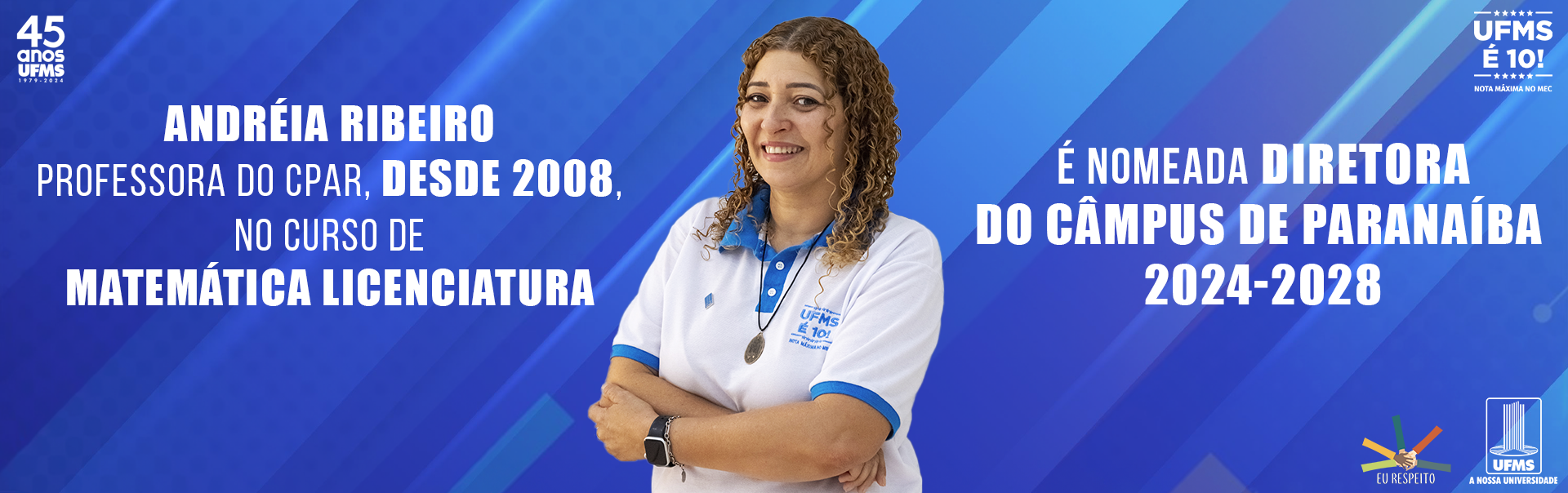 Professora Andreia Ribeiro é nomeada Diretora do CPAR pelos próximos quatro anos - CPAR - Campus ...